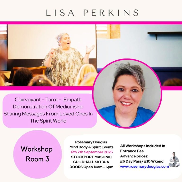 Lisa Perkins - Rosemary Douglas Mind Body Spirit Events | Rosemary ...